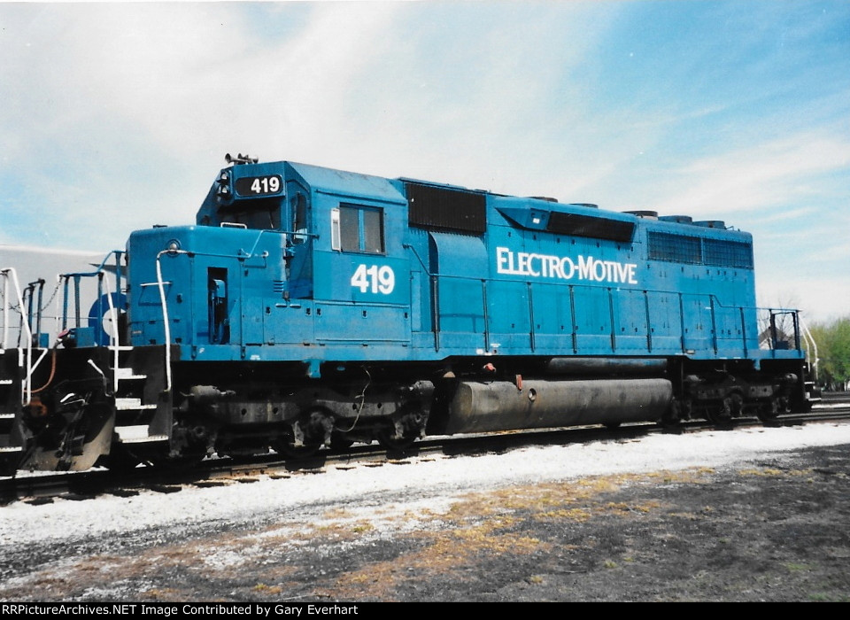 EMDX SD40 #419 - EMD Leasing